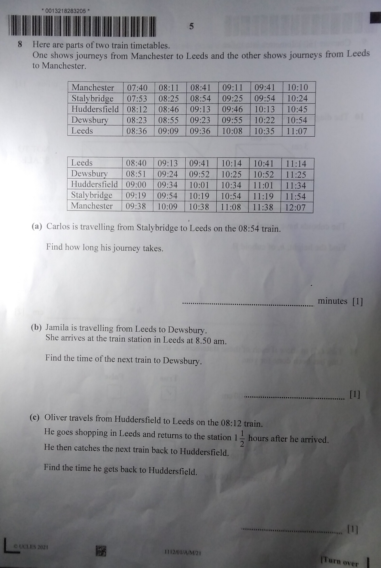 2021 CHECKPOINT MATHEMATICS QUESTIONS AND SOLUTIONS – PAPER 1 – EdMaths