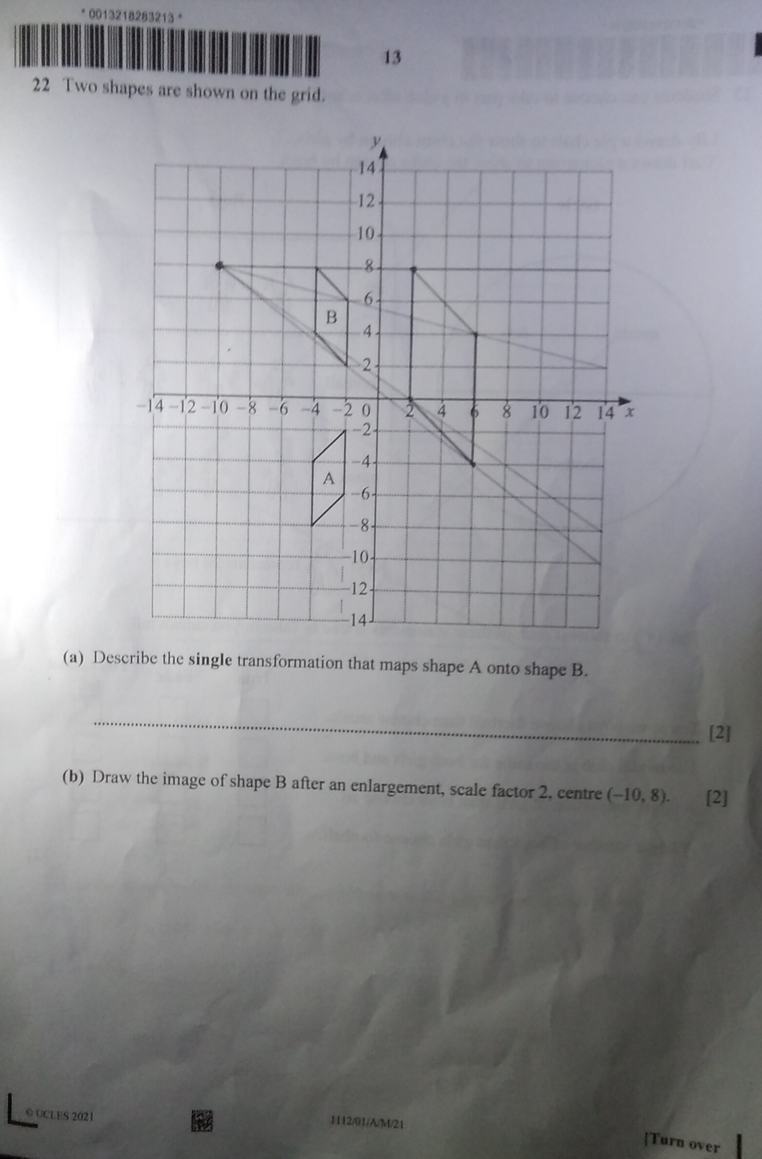 2021 CHECKPOINT MATHEMATICS QUESTIONS AND SOLUTIONS – PAPER 1 – EdMaths