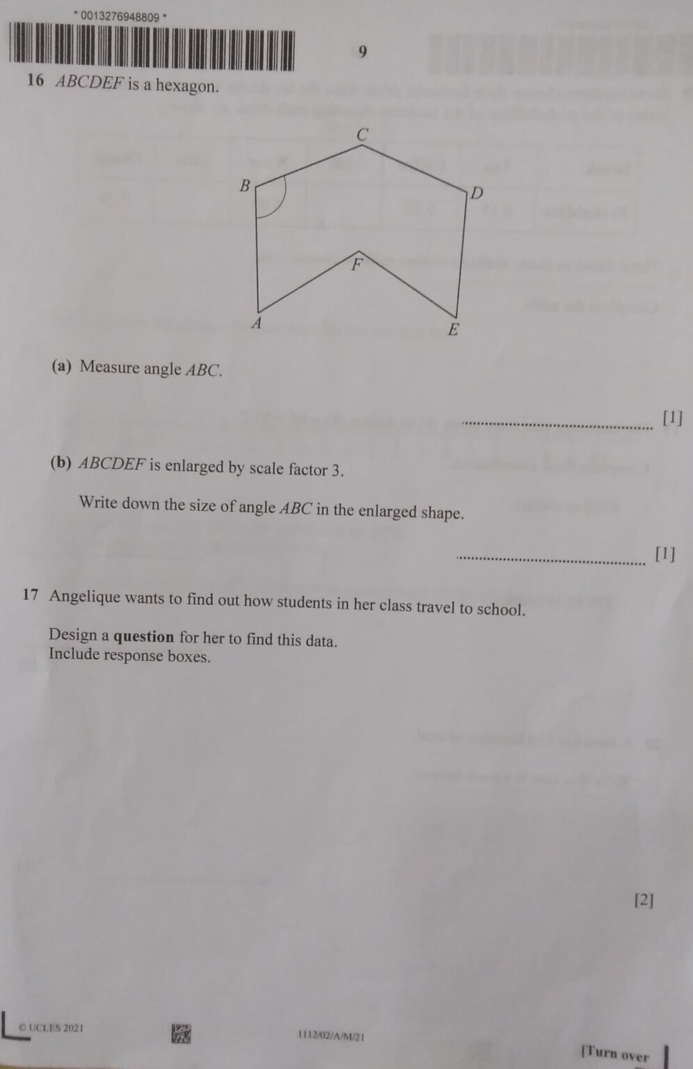 2021 CHECKPOINT MATHEMATICS QUESTIONS AND SOLUTIONS – PAPER 2 – EdMaths